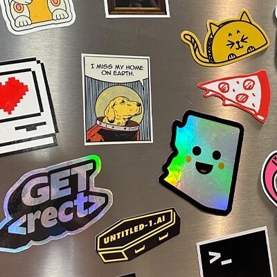 Finding ways to use all these stickers